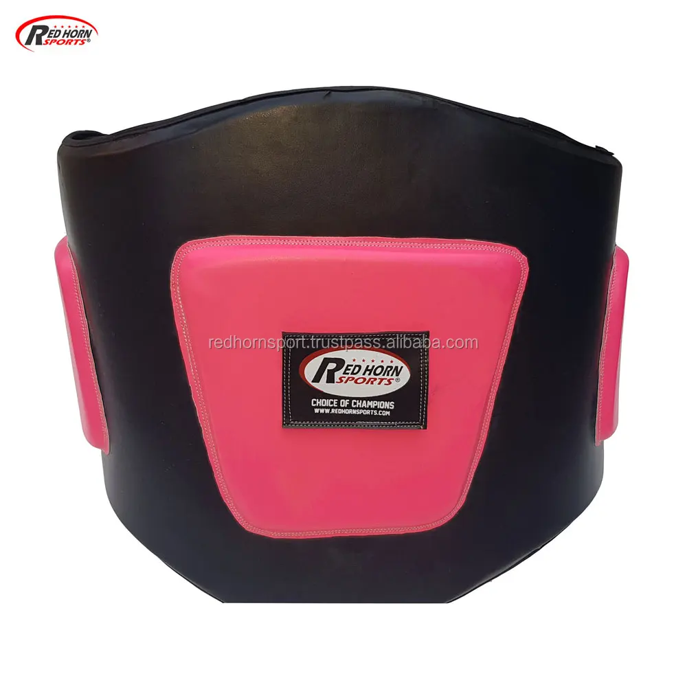 RHS Muay Thai Belly Guard/Belly Protector/Belly Pad by Red Horn Sports ...