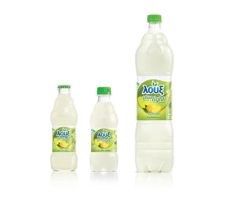 Lemonade Loux Plus 'n Light - Carbonated Juice Drink Beverage - 60% ...