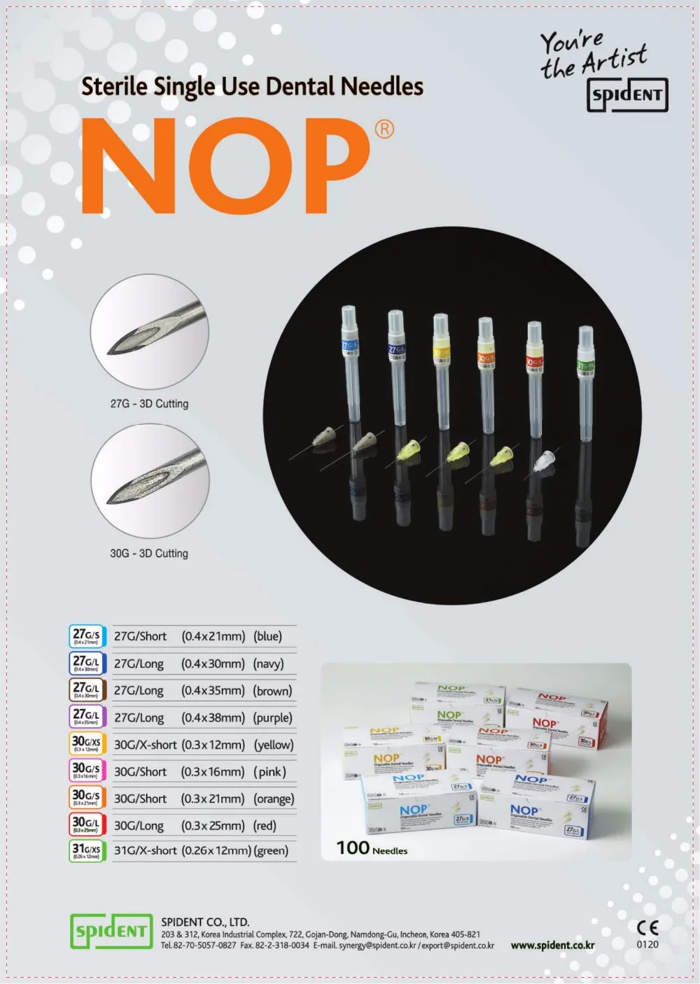 Disposable Sterile Dental Needles For Single Use - Buy Eo Gas ...