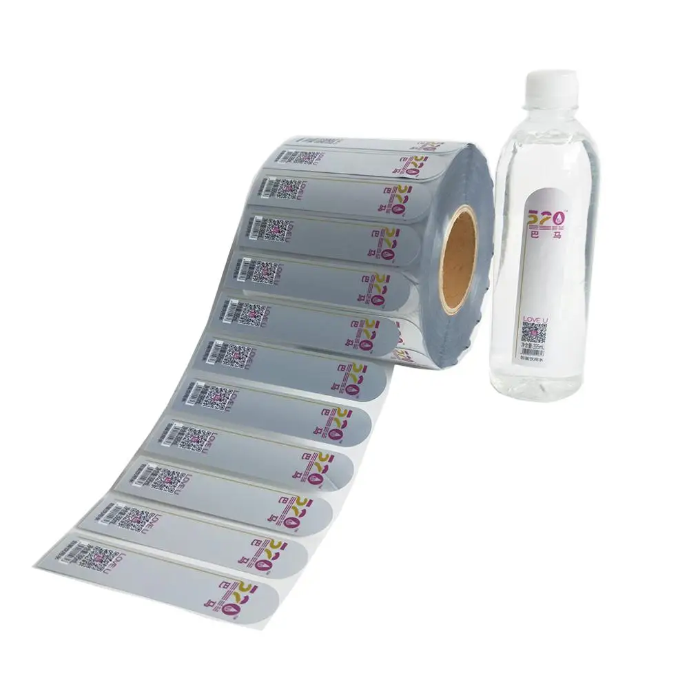 Bama Spring Water Matt Lamination Aluminium Foil Sticker Printing ...