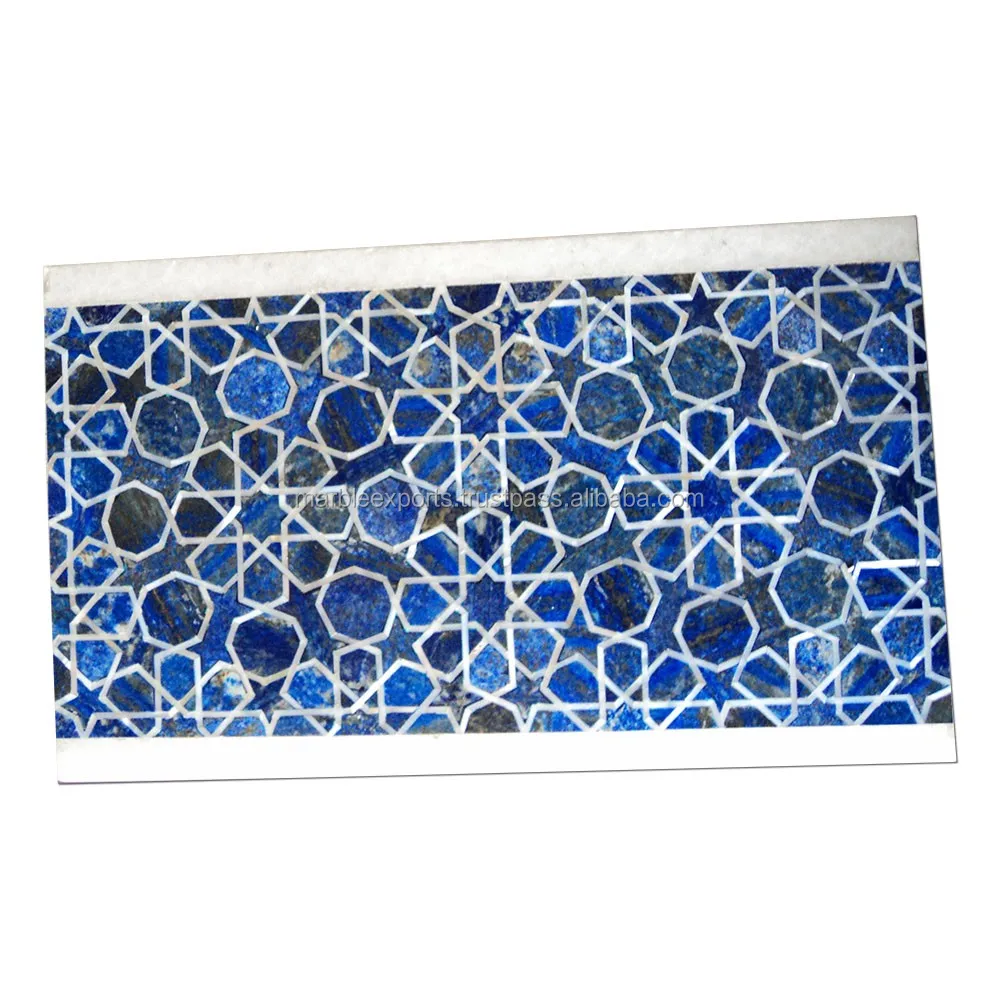 Lapis Lazuli Beautiful Blue Stone Floor Tile,Marble Inlay Floor Tiles ...