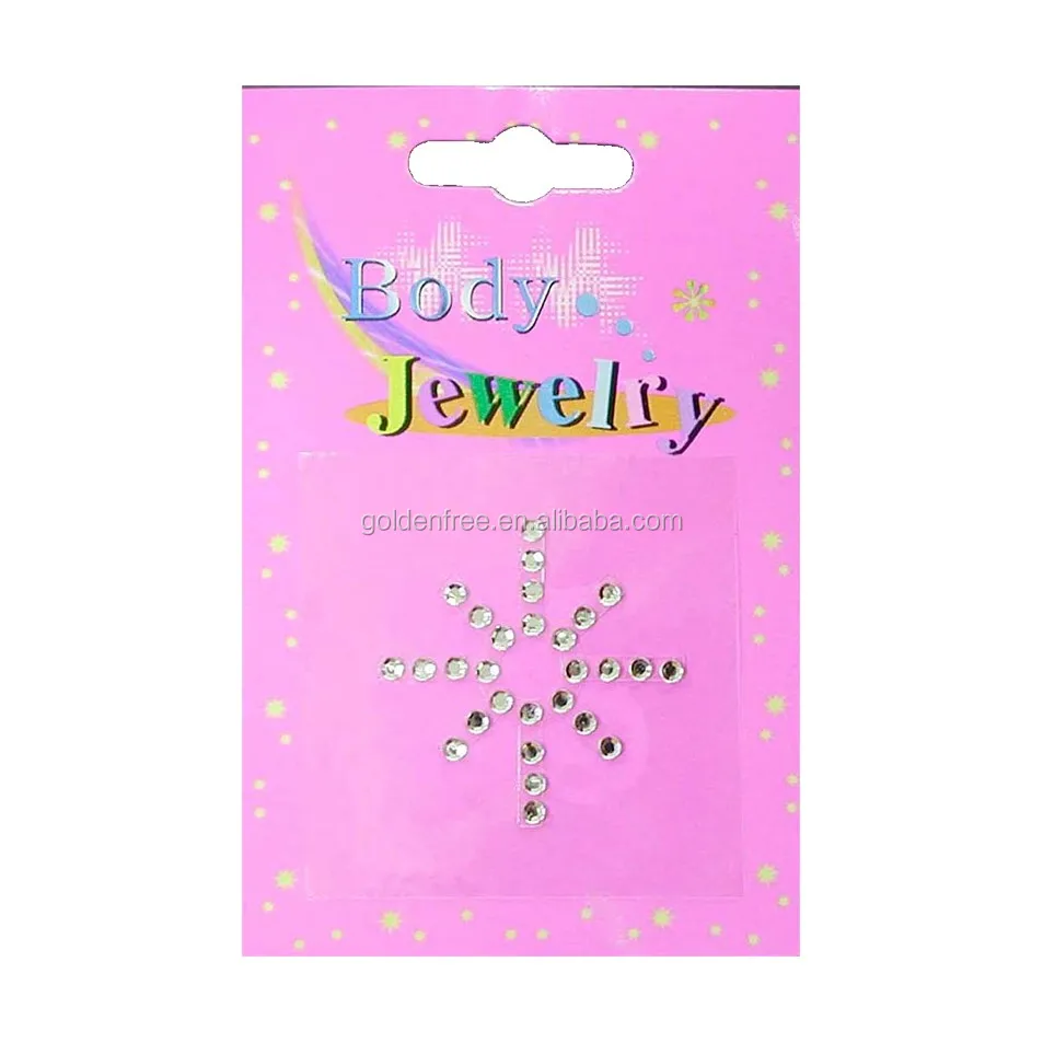 Self Adhesive Rhinestone Face Body Jewel Gem Crystal Bling Jewelry ...