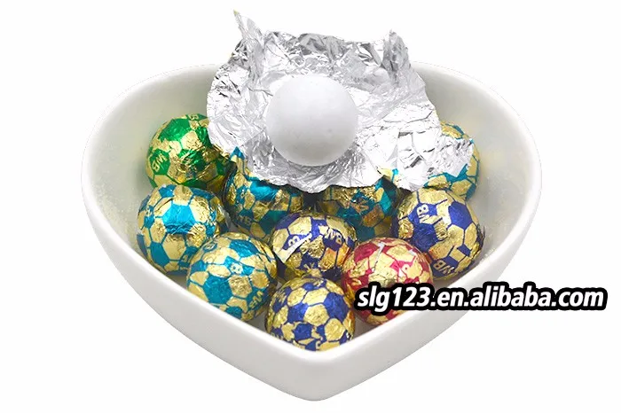 Football Chocolate Balls Assorted Premium Foiled Milk Chocolate Sport ...