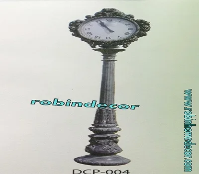 Unique Design Cast Iron Antique Out Door Garden Clock Post - Buy Cast ...