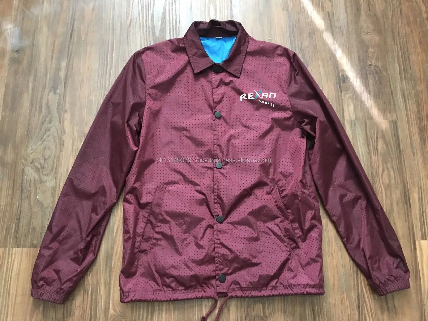 Yellow And Black Color Jacket Customized Anorak Jacket High Quality ...