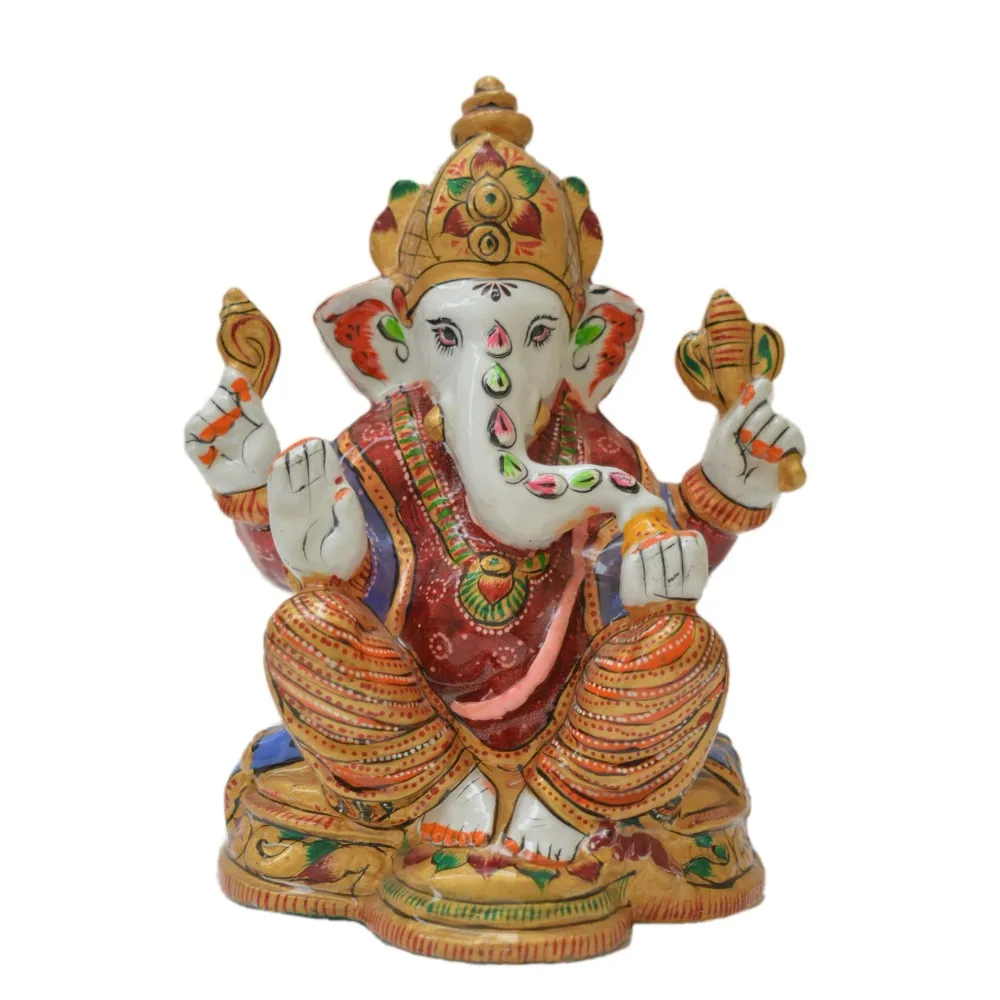 Painted Ganesha Statue at Arthur Dwyer blog