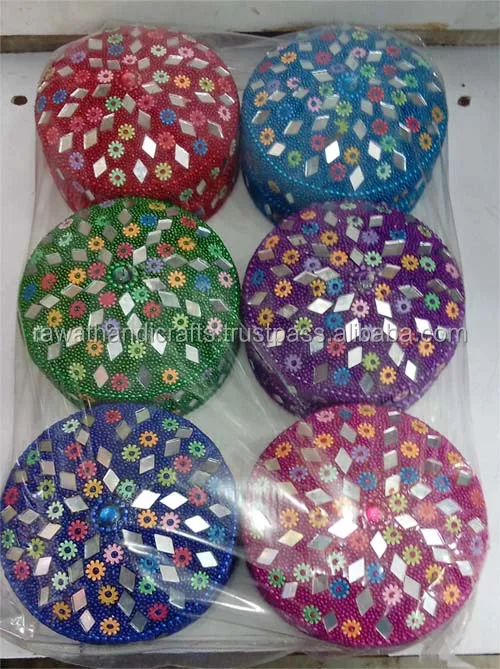 Lac Glitter Mirrored Trinket Jewelry Box - Buy Lac Glitter Mirrored ...