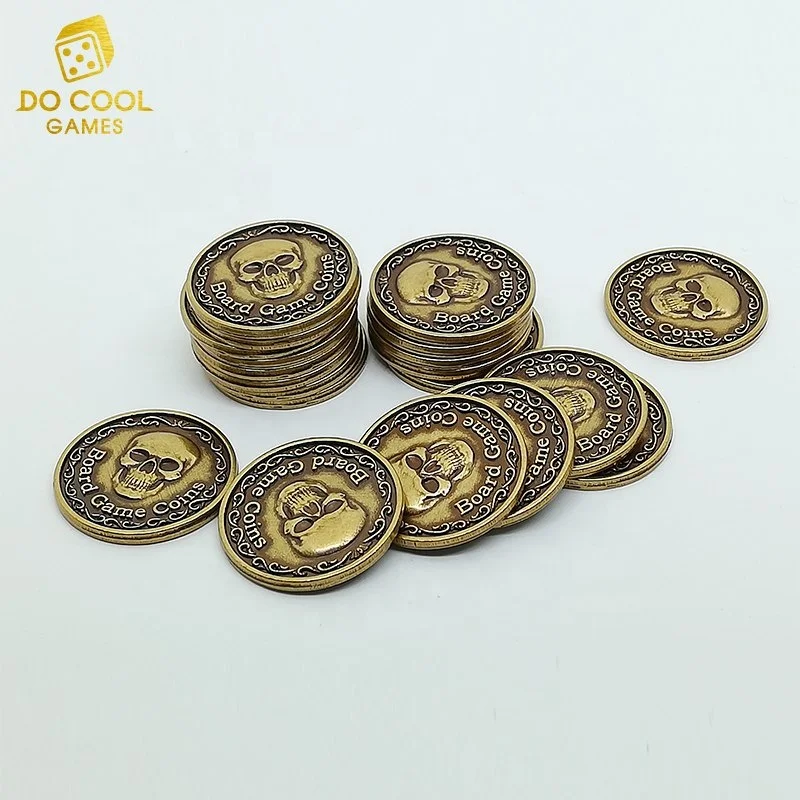 Shop Our Factory Game Components - Customizable Metal Tokens