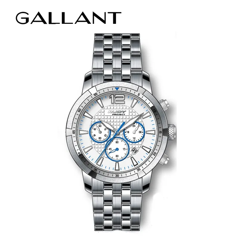 5atm Waterproof Stainless Steel Case Sports Japanese Quartz Movement ...