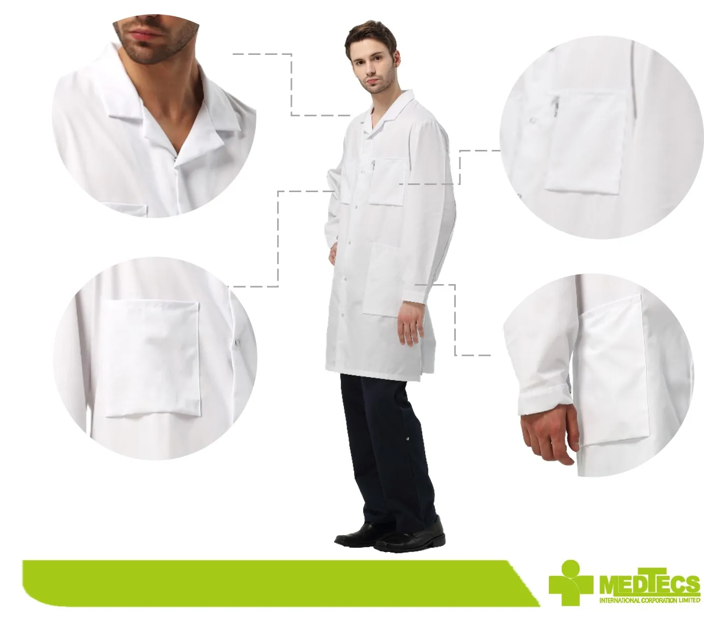 Flame Retardant Waterproof Acid Resistant Lab Coat - Buy Flame Retardant Mens And Womens Work ...