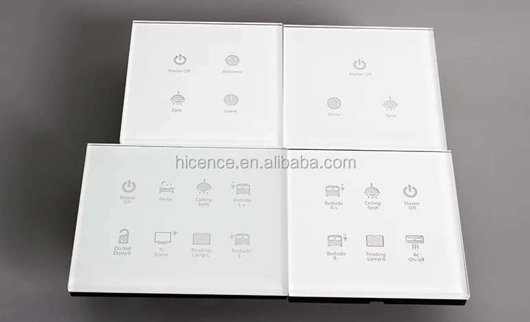 High-level Rs485 Switches Programmable Modbus Room Panel