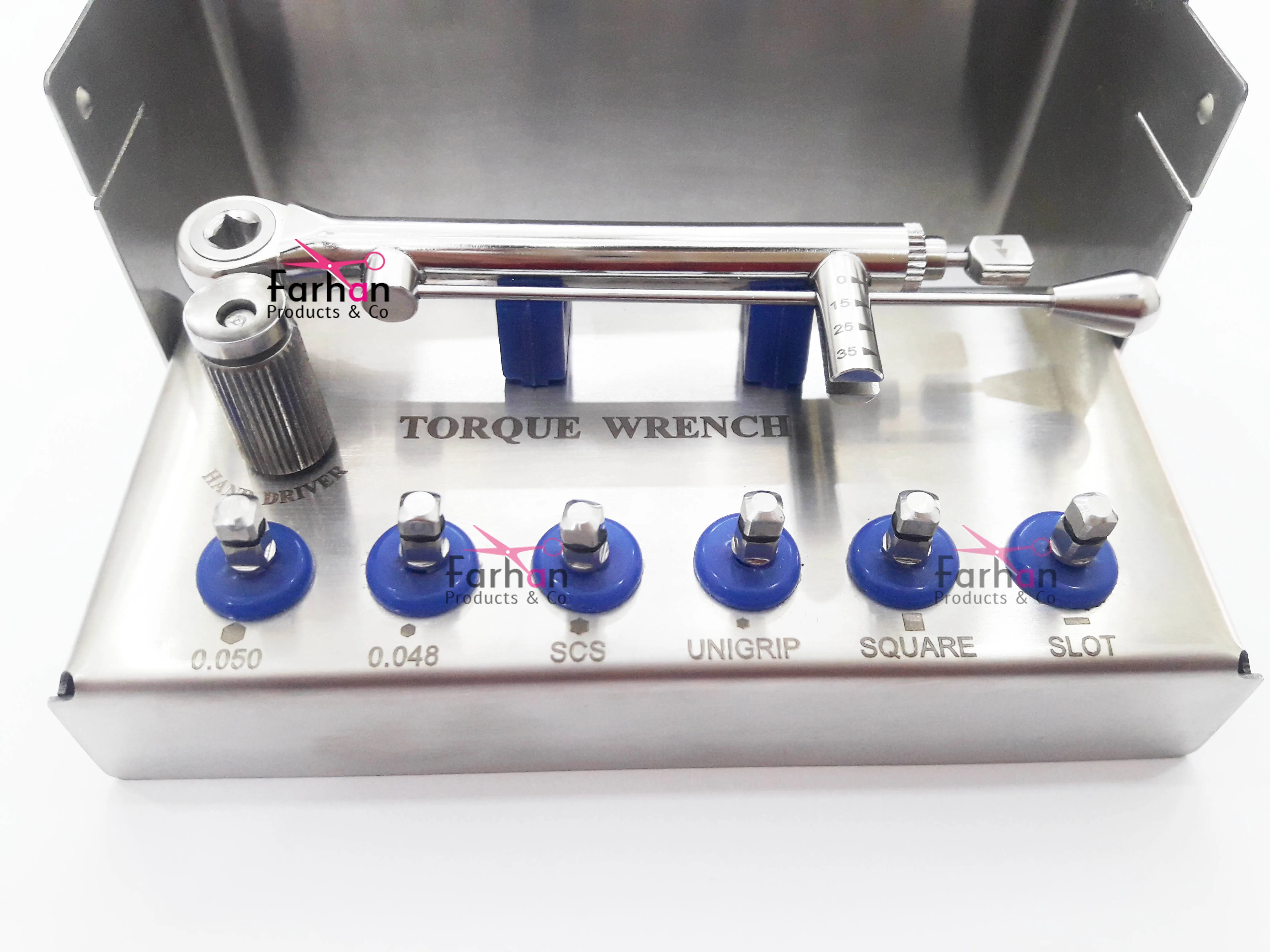 Universal Adapter And Dental Implant Torque Wrench & Driver Kit ...