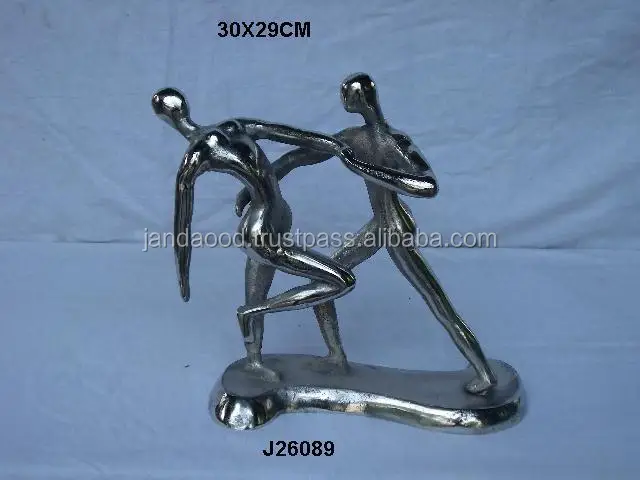 Aluminum Figurines In Cast Aluminum With Mirror Polish Finish Metal ...