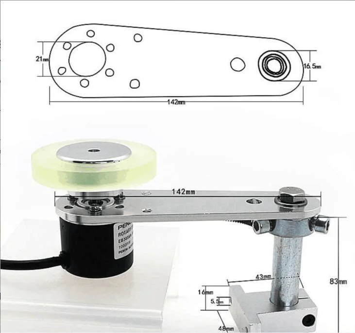 Calt Wheel Type Encoder 38mm Outer Size With Mounting Bracket - Buy ...
