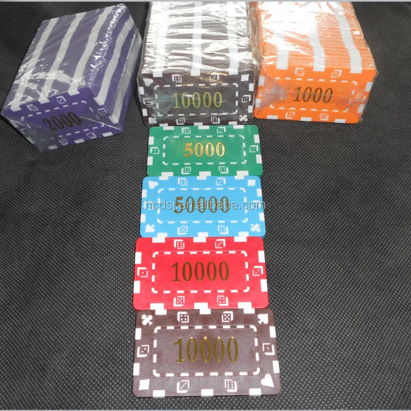 Dice 32 Gram Rectangular Poker Chips,Choose From 10 Colors - Buy Casino ...