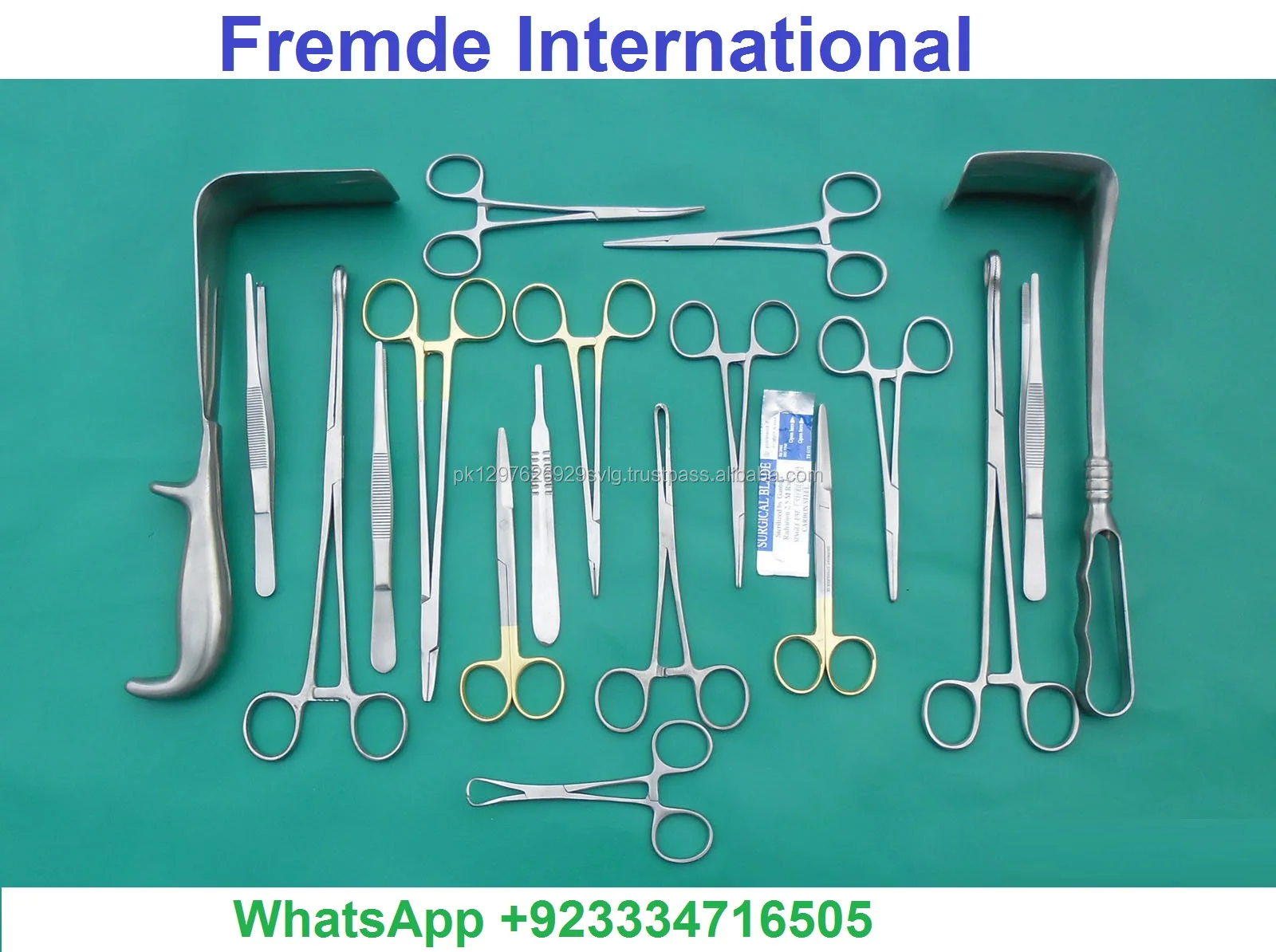 104 INSTRUMENTS BASIC LAPAROTOMY SET SURGICAL MEDICAL