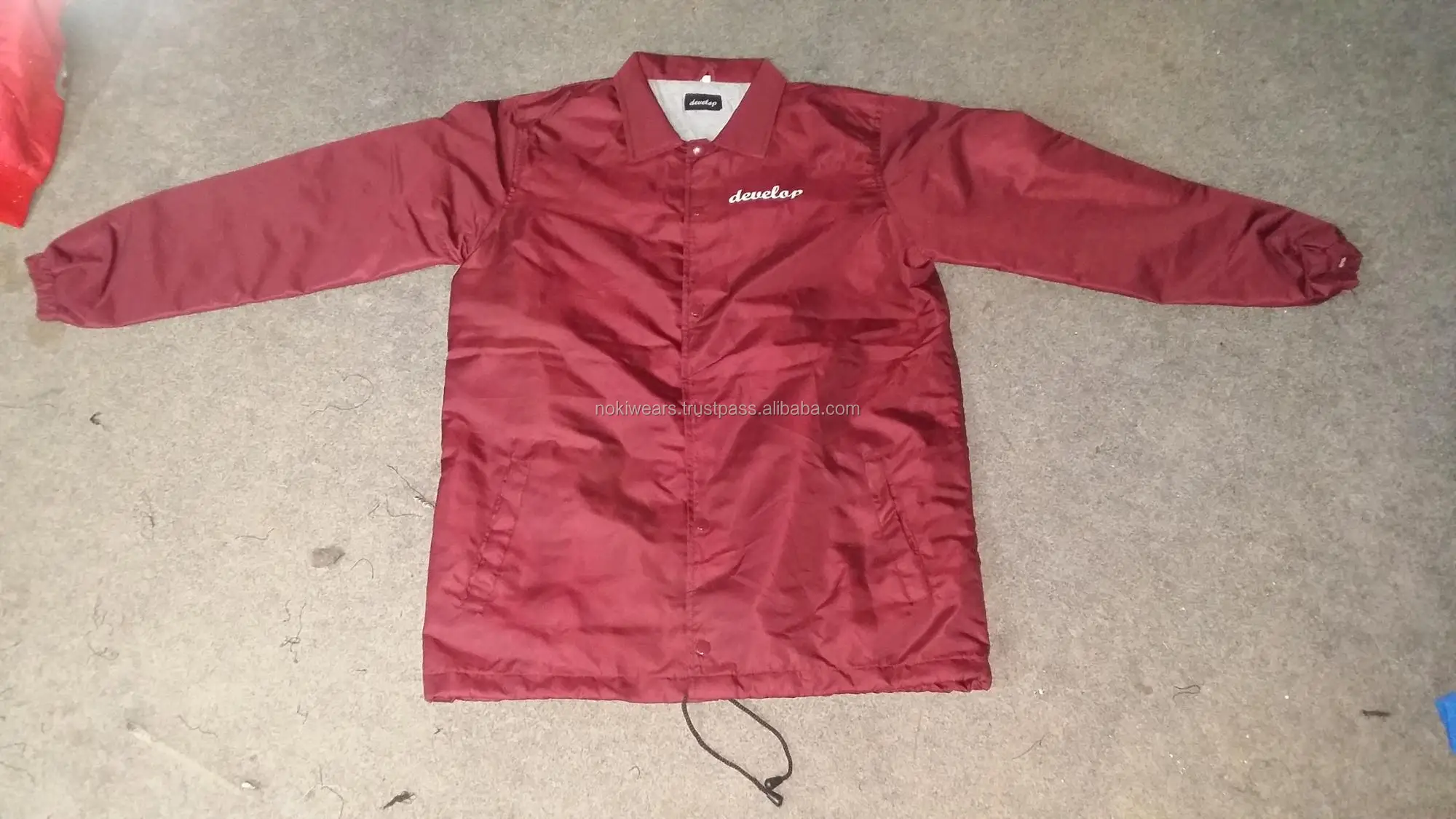 Men's Hooded Zip-hem Anorak Jackets High Fashion Trending Windbreaker ...