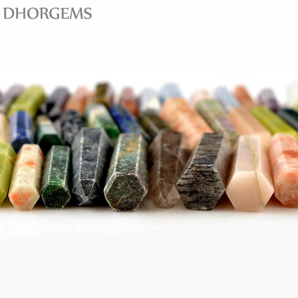 Natural Mix Stone Pencil Crystal Healing Gemstone Handmade Stone For ...