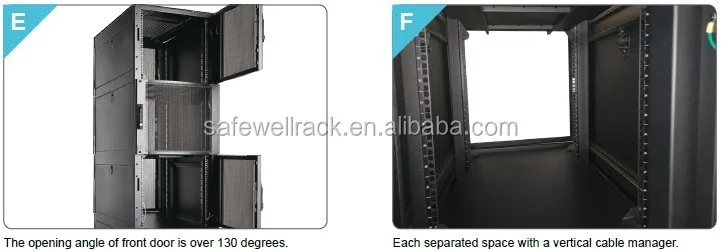 Safewell 42U 19 Inch Rack Cabinet 800x1000mm Data Center Server Rack ...