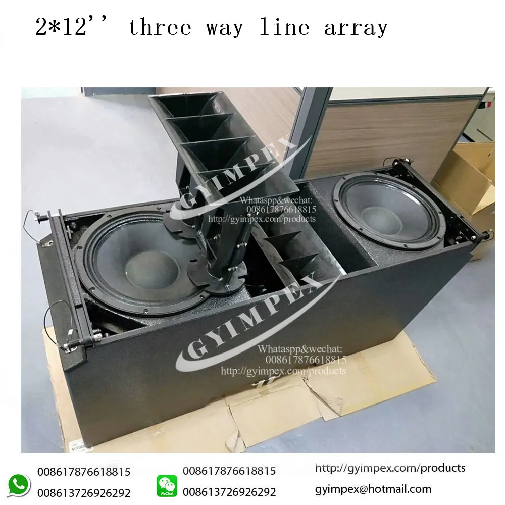 Black Color And 2*12 Inch Neodymium Low Powered Line Array J8 - Buy D&b ...
