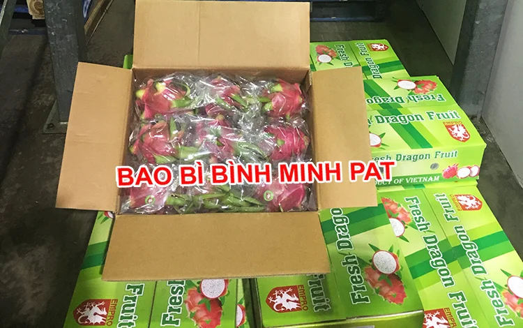 Vietnam Fresh Dragon Fruit Packaging Carton Box - BMP-CARTONBOX