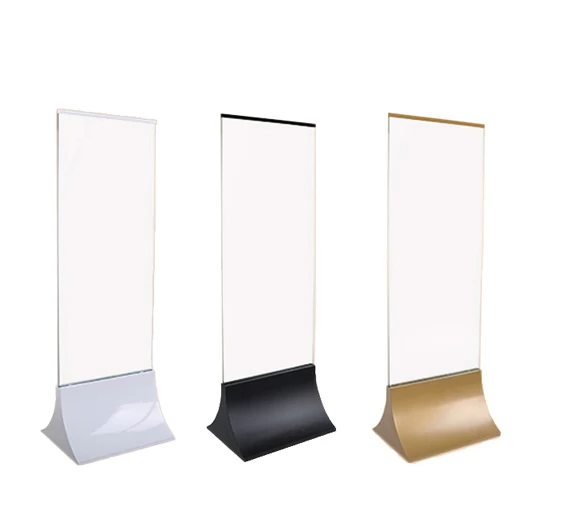 Elegant Freestanding Acrylic Poster Display Stand