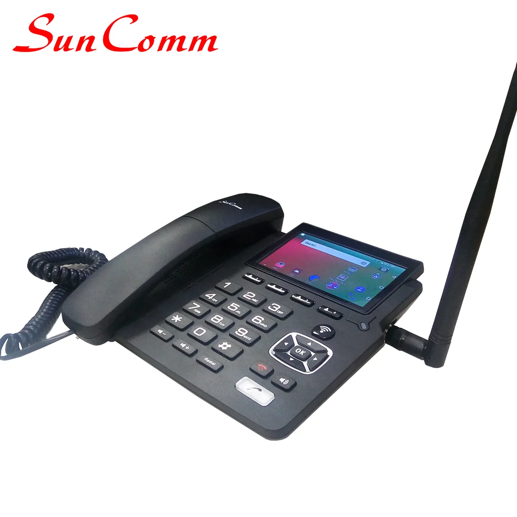 Sc-9030-4gt Sip Gsm Lte Enterprise Desk Phone With Tnc Antenna - Buy ...