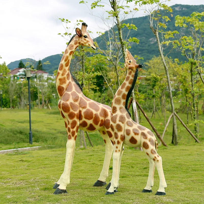 China Factory Outlet Lovely Garden Decor Life Size Yellow Fibreglass ...