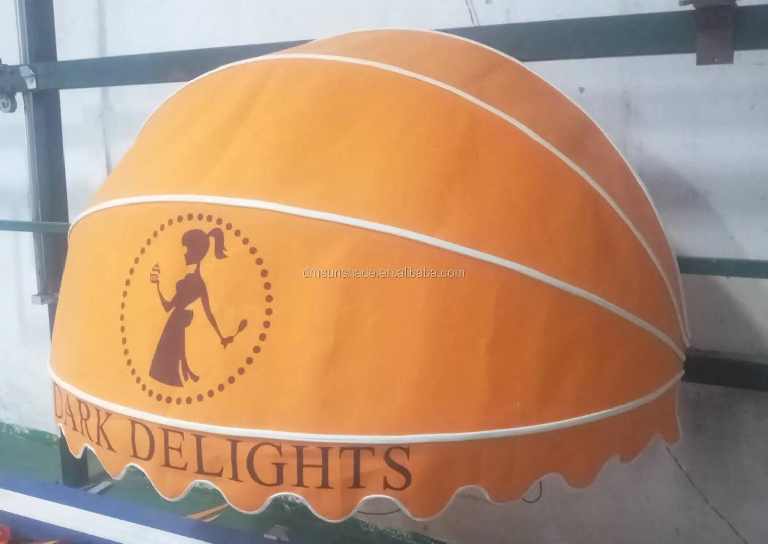 Top Quality Restaurant Project Half Round Window Awnings