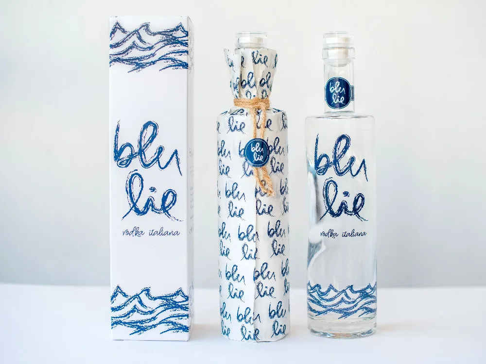 Blu Lie Vodka Italian Vodka 0,70 Cl 40% - Vodka Made In Italy From ...