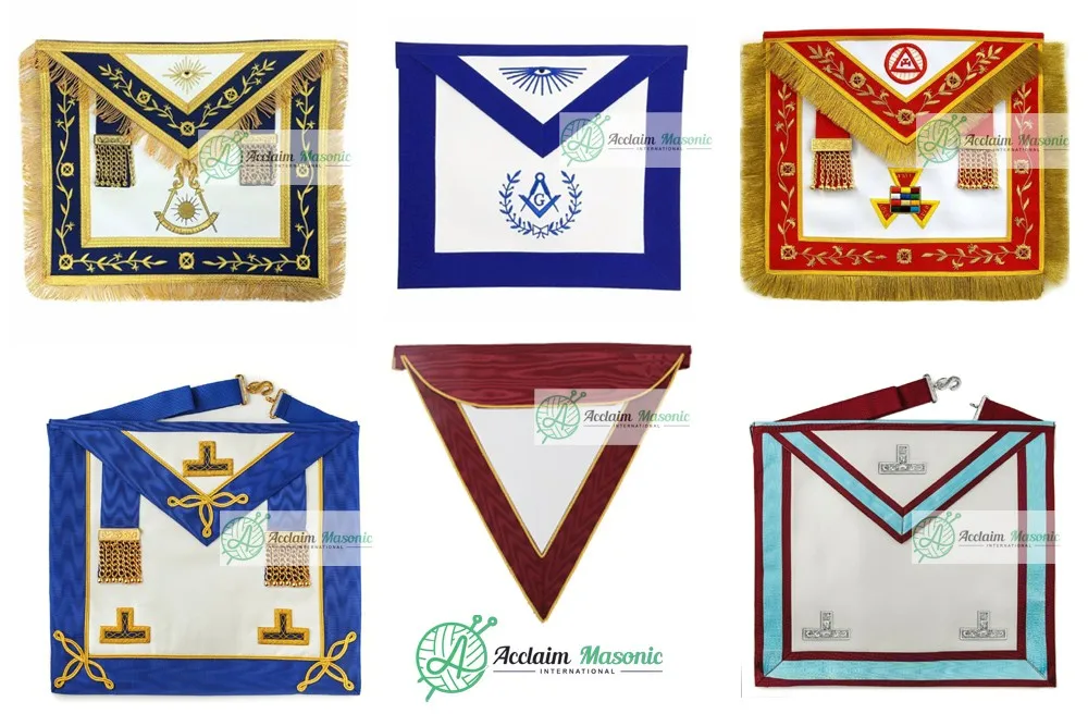 Hand Embroidered Masonic Past Worthy Associate Matron Apron