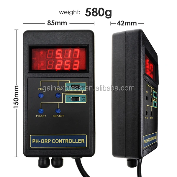 2 In 1 Digital Ph And Orp Controller With Separate Relays Calibration ...