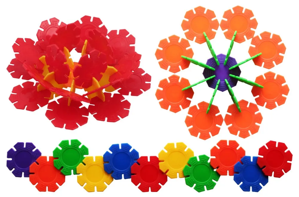 Kids Snow Flakes,Construction And Educational Kids Toys - Buy Plastic ...