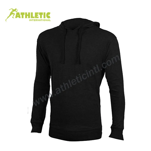 Red Color Long Sleeve Hoodies Apparel Pullover - Buy Solid Color ...