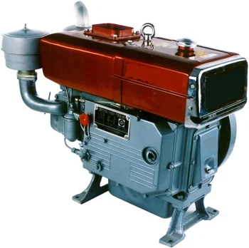 24hp Single Cylinder Horizontal Water Cooled 4 Stroke Agriculture ...