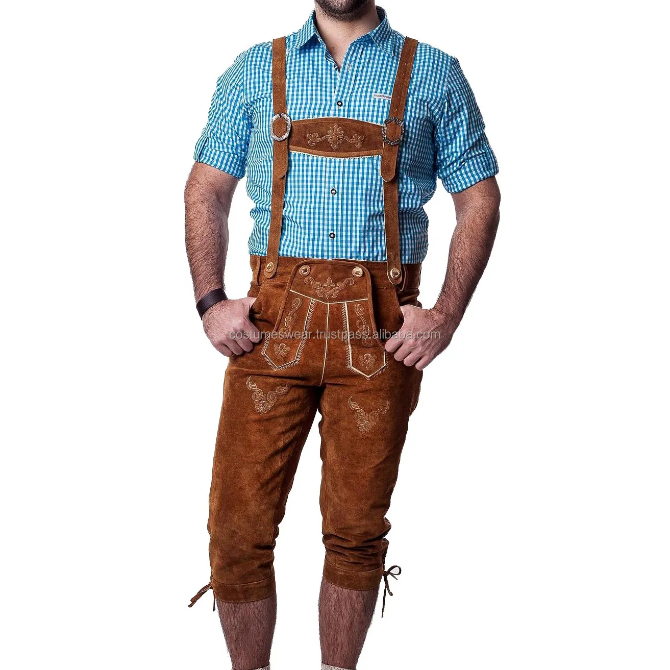 Bavarian Pants,Lederhosen,Lederhose,Oktoberfest Kniebund Lederhose ...