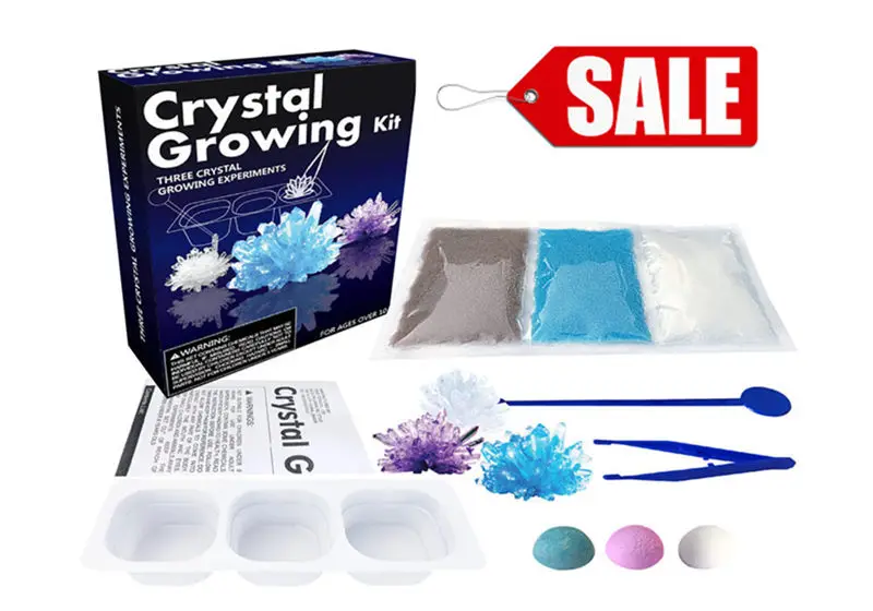 Promotional New Toys For Kid 2020 Crystal Growing Kits Of 6 Crystals ...