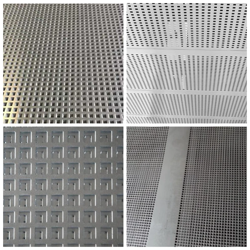1.5mm Perforated Square Hole Galvanized Steel Sheet Metal Decorative ...