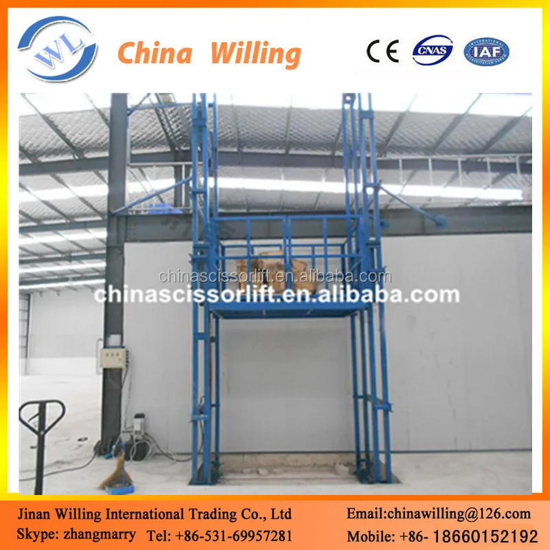 2000kg Hydraulic Freight Elevator - Safe & Efficient Lifting