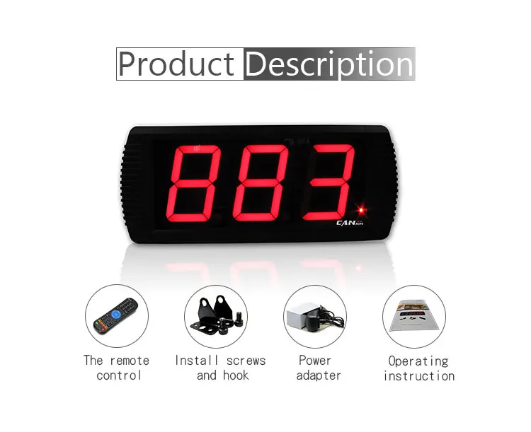 Cheap Price Traffic Light 3 Digit Red Countdown Led Display Counter ...