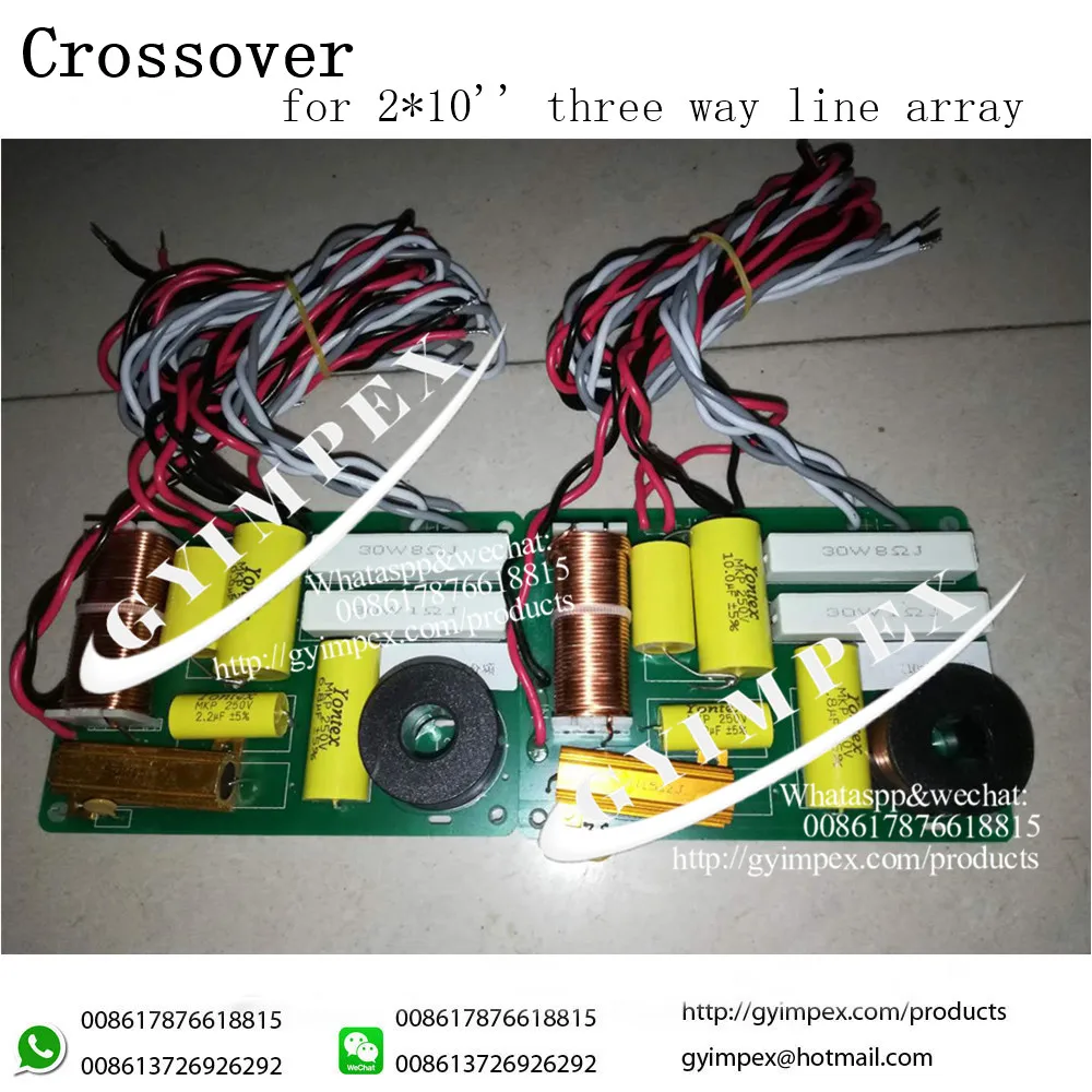 Three Way Passive Crossover For Dual 10 Inch Line Array V8 - Buy Three ...