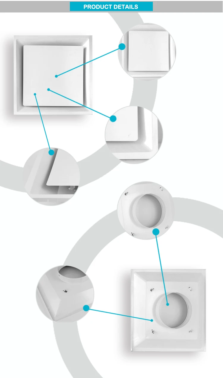 China Customized HVAC Steel Flat Ventilation Panel Diffuser Suppliers ...