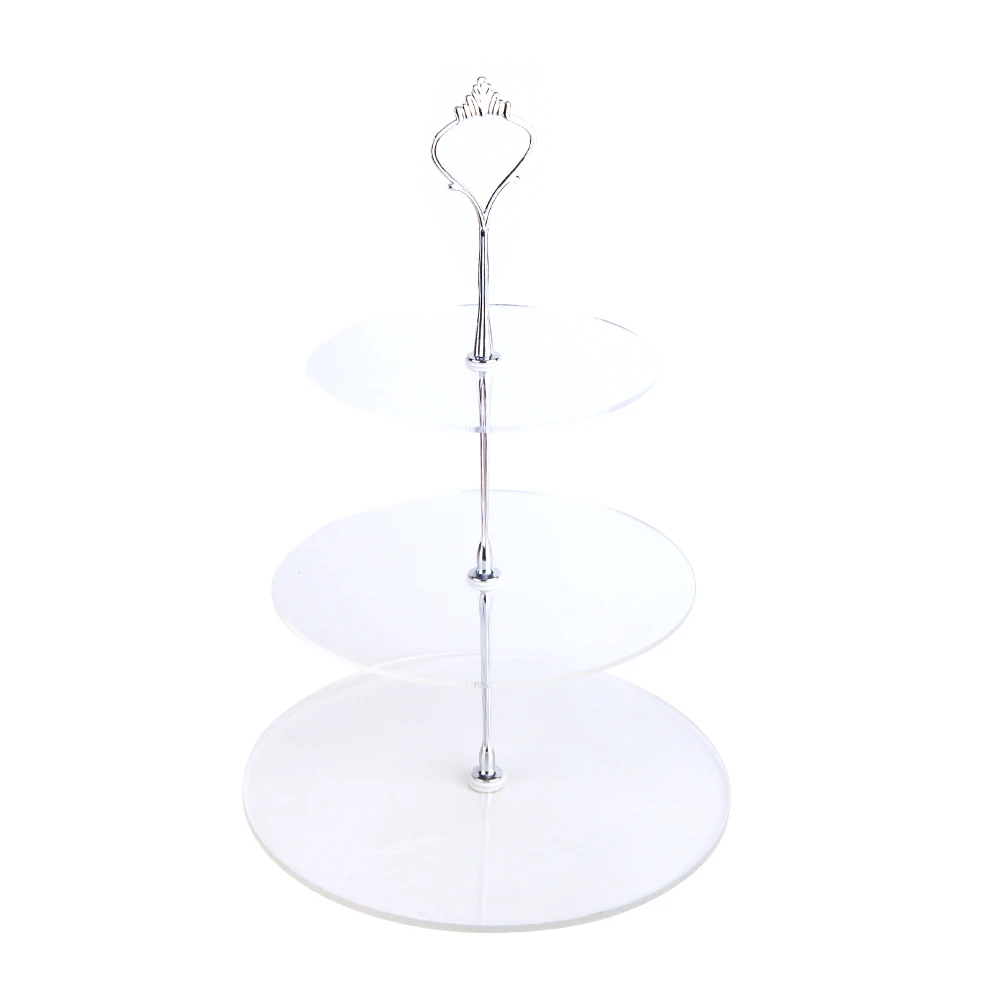 3 Tier Acrylic Wedding Party Favour Cupcake Dessert Pastry Display ...