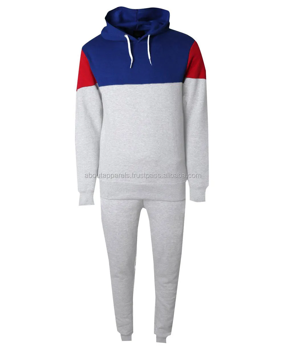 Men's Mixed Color Black Grey Hoodie Fitted Unbranded Tech Strip Blank ...