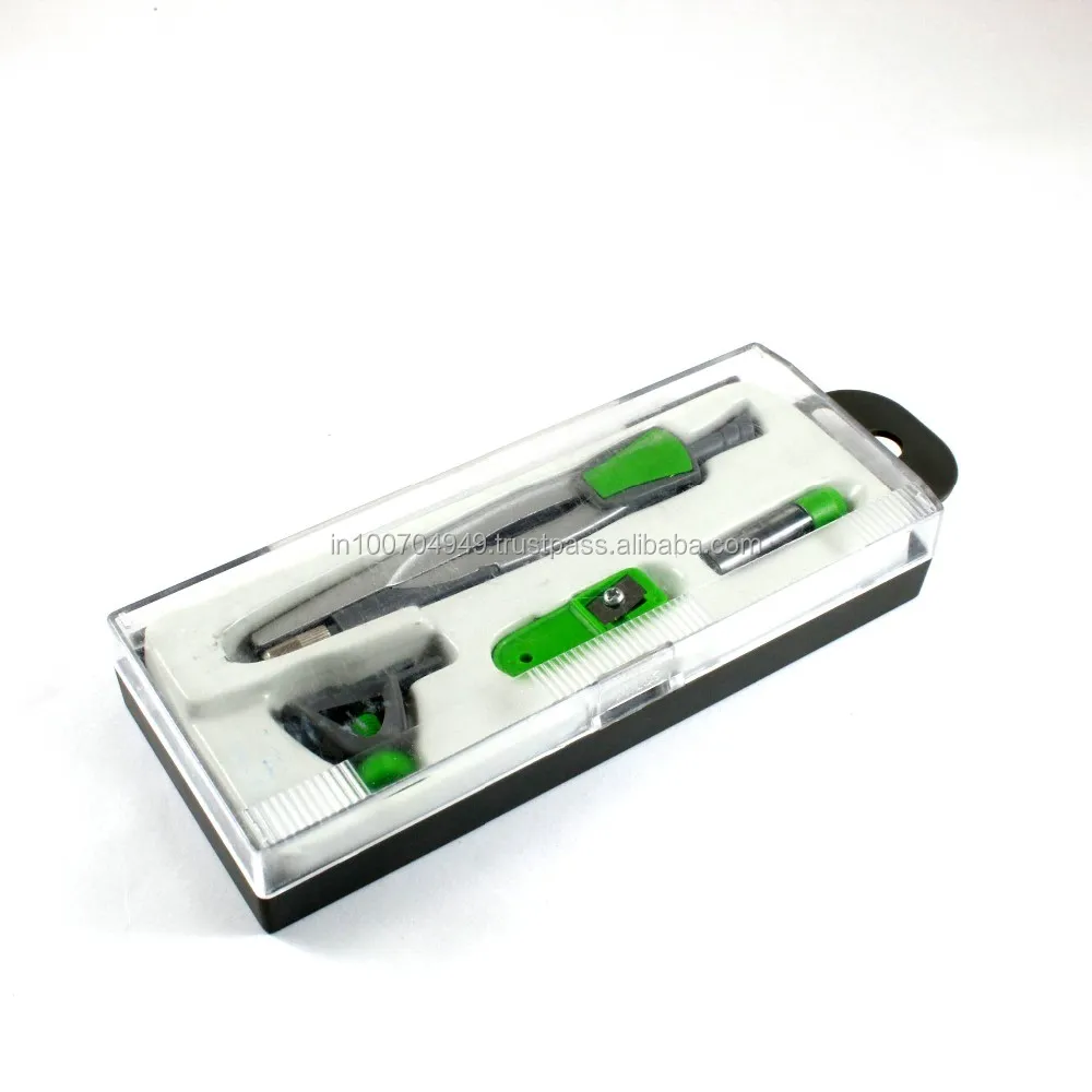 Engineering Technical Drawing Instrument Geometry Box Set 4 Instruments ...