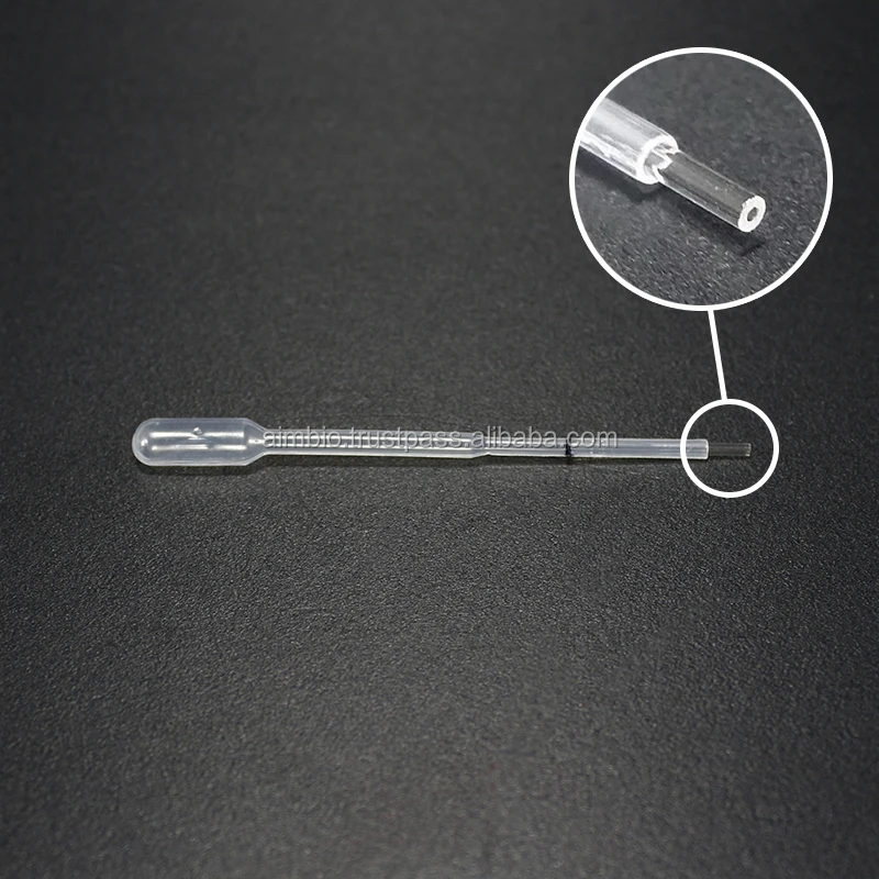 Medical Laboratory Plastic Blood Transfer Pipette Inserted Glass Tube ...