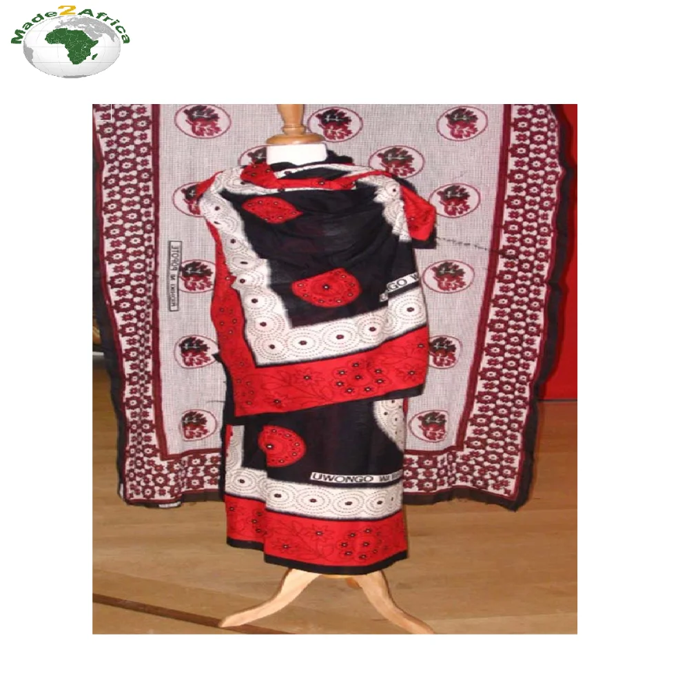 African Cotton Printed Fabric Khanga Kitenge - Buy 100% Cotton Khanga ...