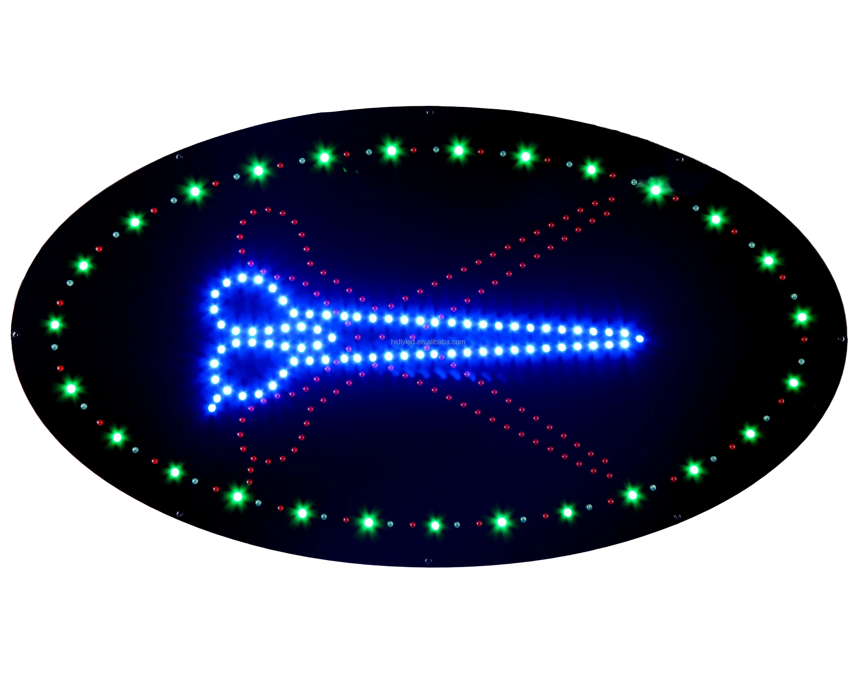 Ultra Bright Hanging Led Barber Shop Hair Salon Hair Cut Open Light ...