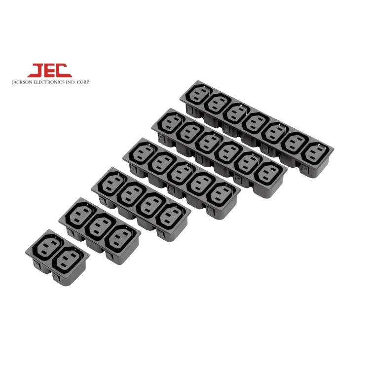 Jec Taiwan Ganged Appliance C13 Outlet For Ups Pdu - Buy Iec Inlet ...