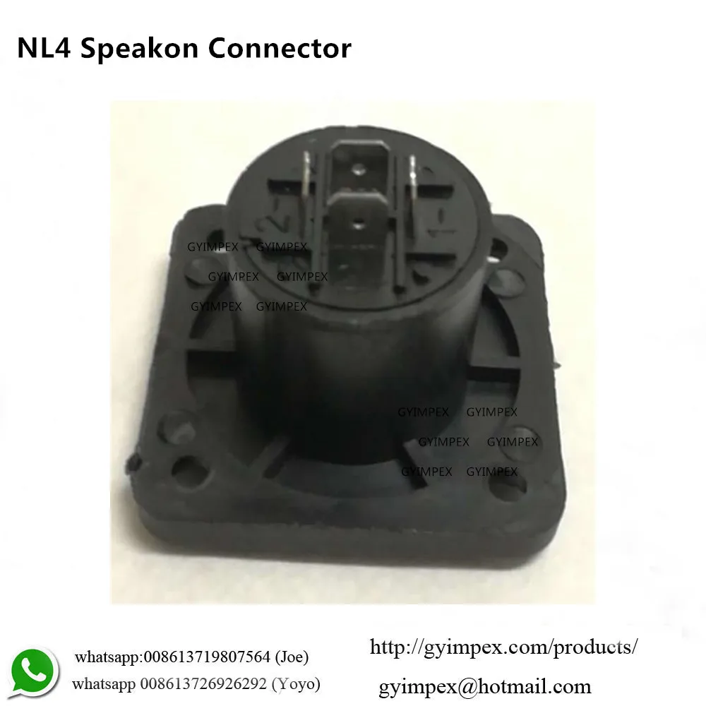 Nl4 Speakon Connector 4 Pole Round Chassis Mount - Buy Neutrik Nl4mpr ...